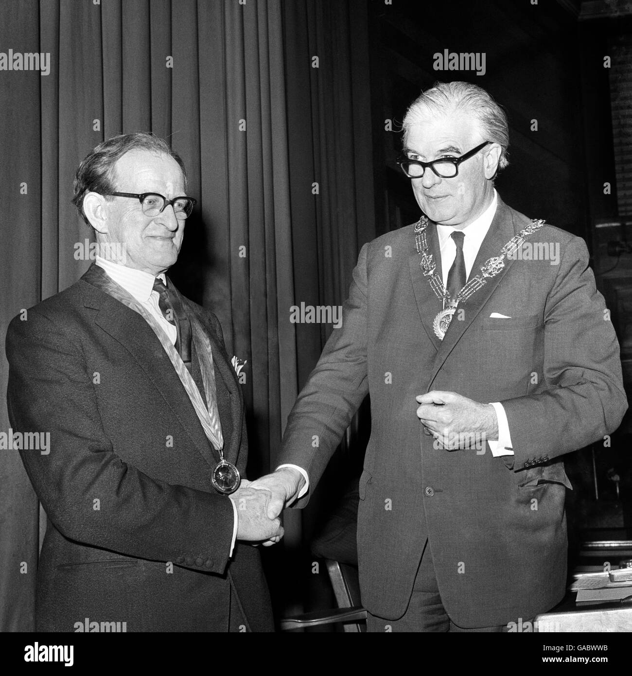 Maxwell Fry receives Architecture Gold Medal Stock Photo - Alamy