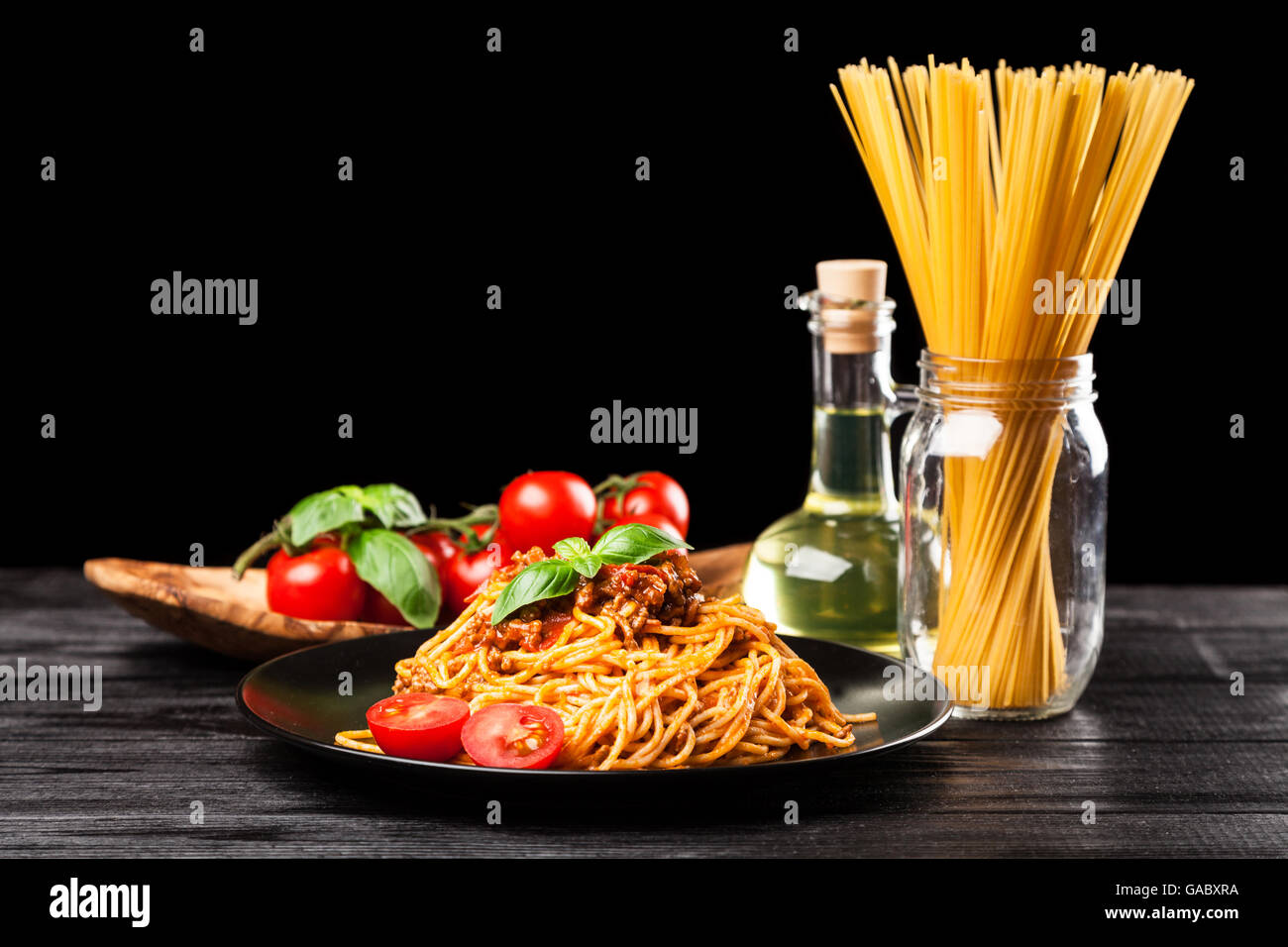 Traditional spaghetti bolognese Stock Photo - Alamy
