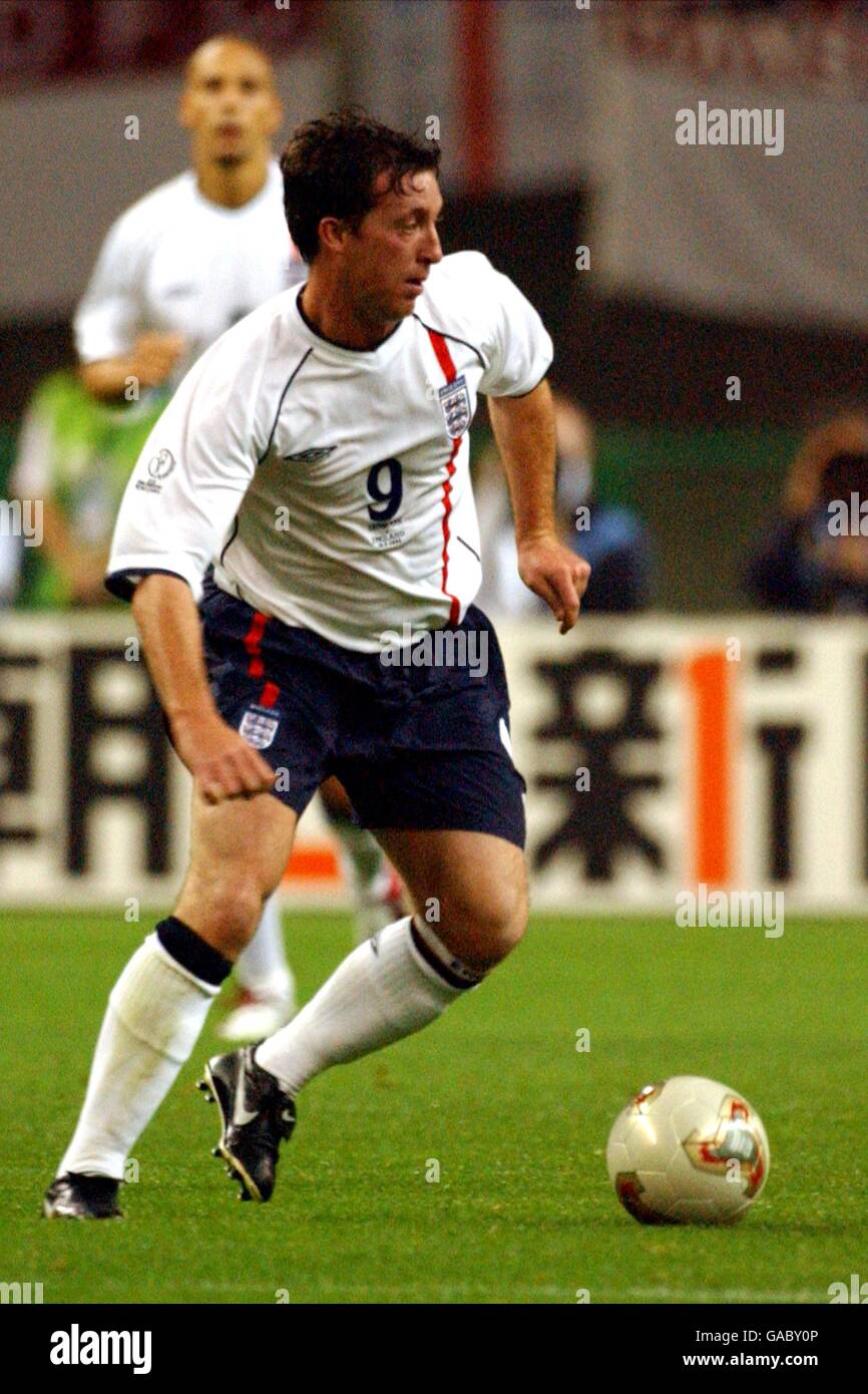 Soccer - FIFA World Cup 2002 - Second Round - Denmark v England. Robbie ...