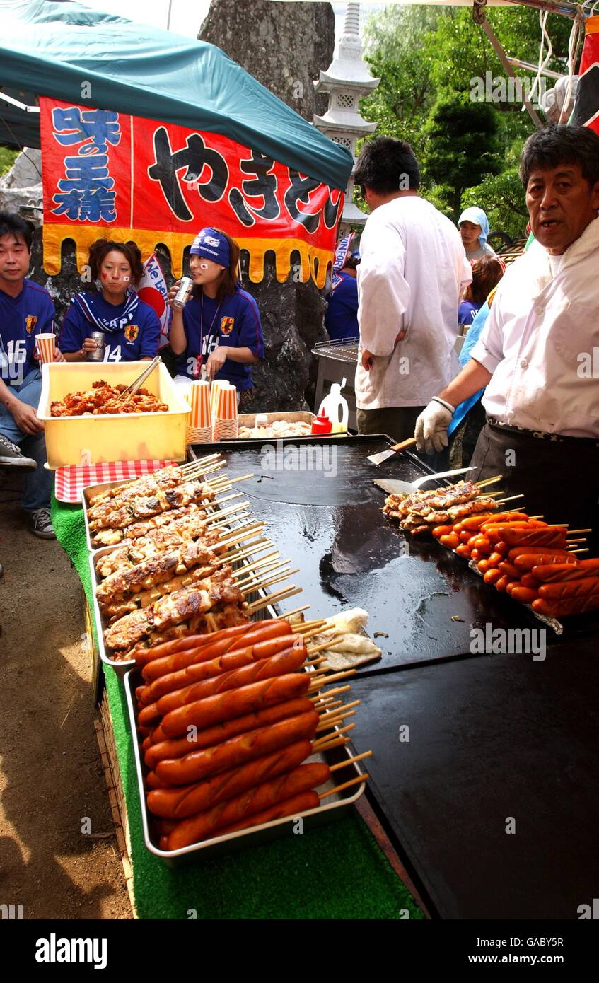Soccer - FIFA World Cup 2002 - Group H - Tunisia v Japan. Japan fans ...