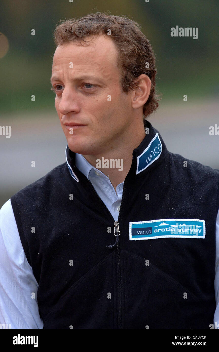 Martin Hartley, one of British explorer Pen Hadow's team is seen as he ...