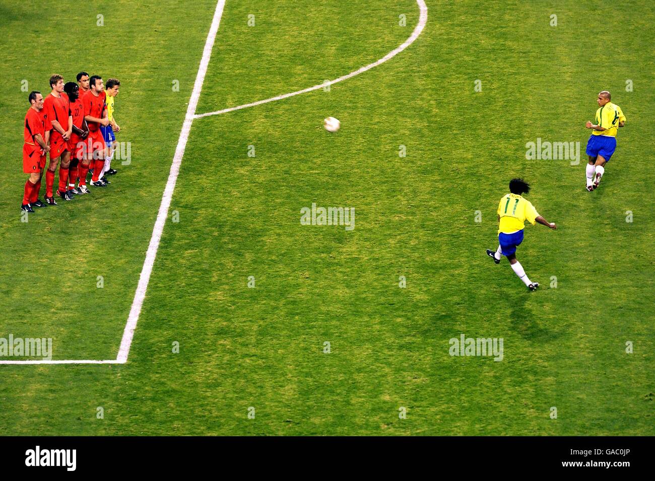 Soccer - FIFA World Cup 2002 - Second Round - Brazil v Belgium. Brazil ...