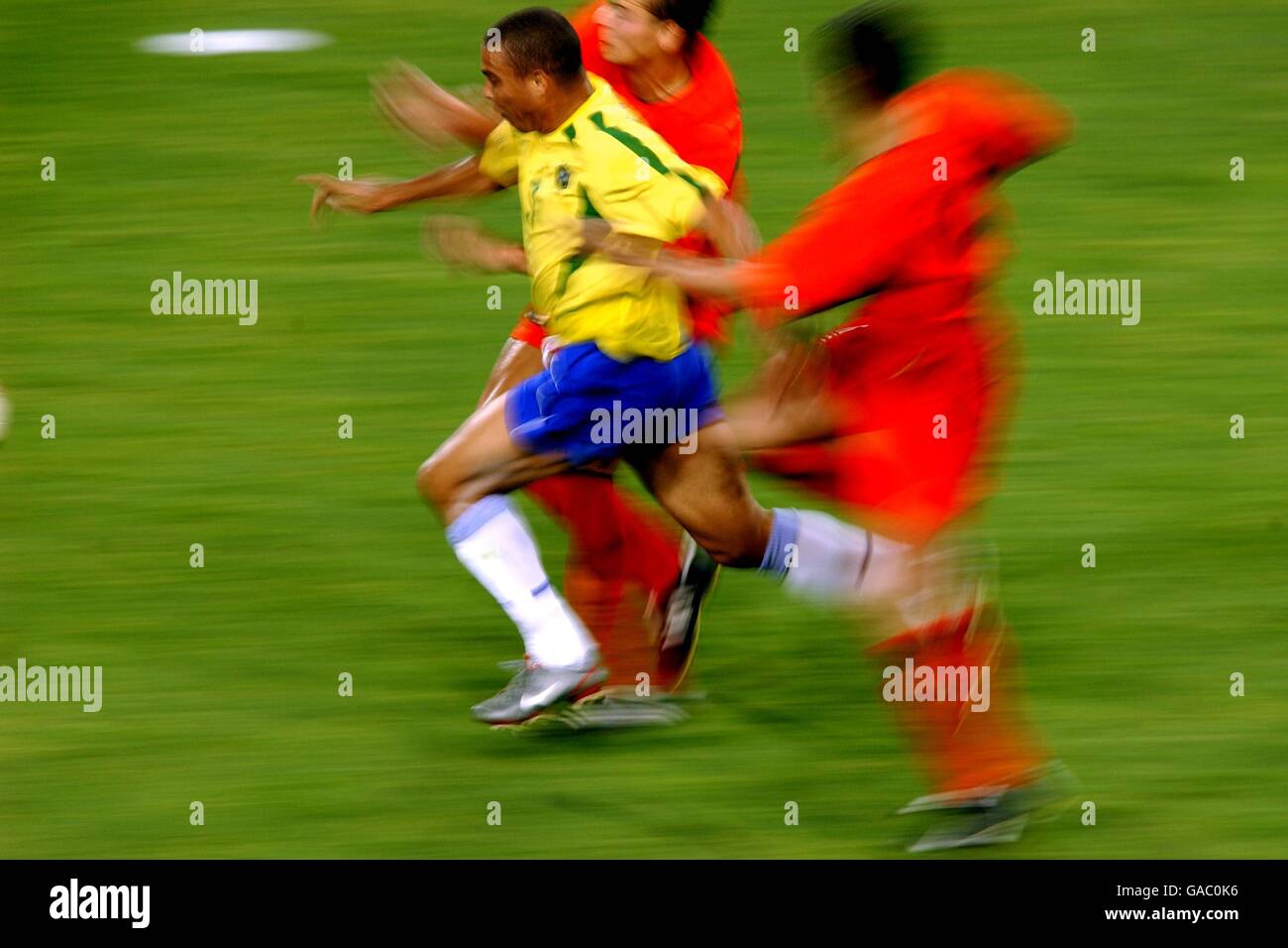 Soccer - FIFA World Cup 2002 - Second Round - Brazil v Belgium Stock ...