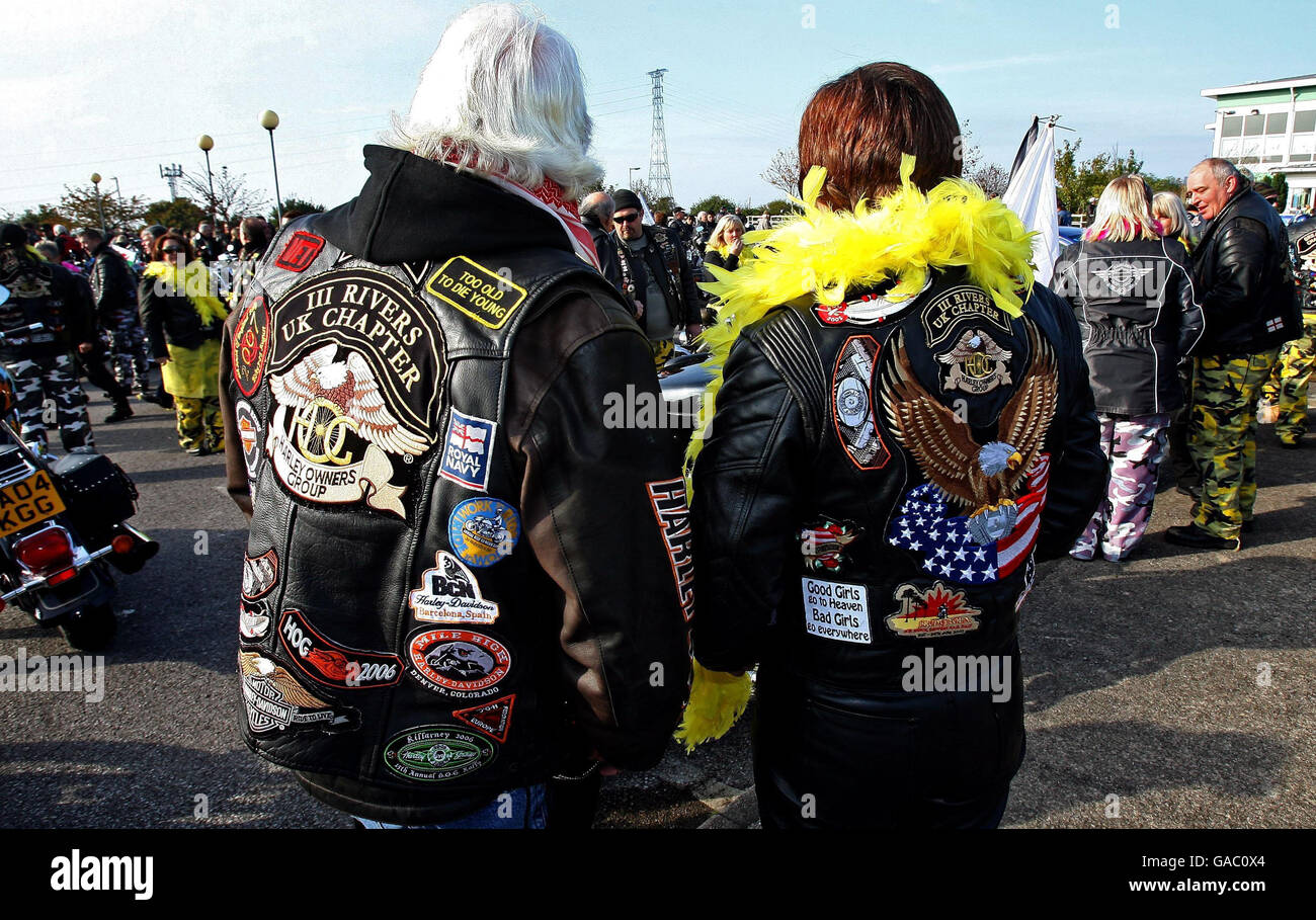 000 harley davidson motorbikes from across europe and the uk hi-res ...