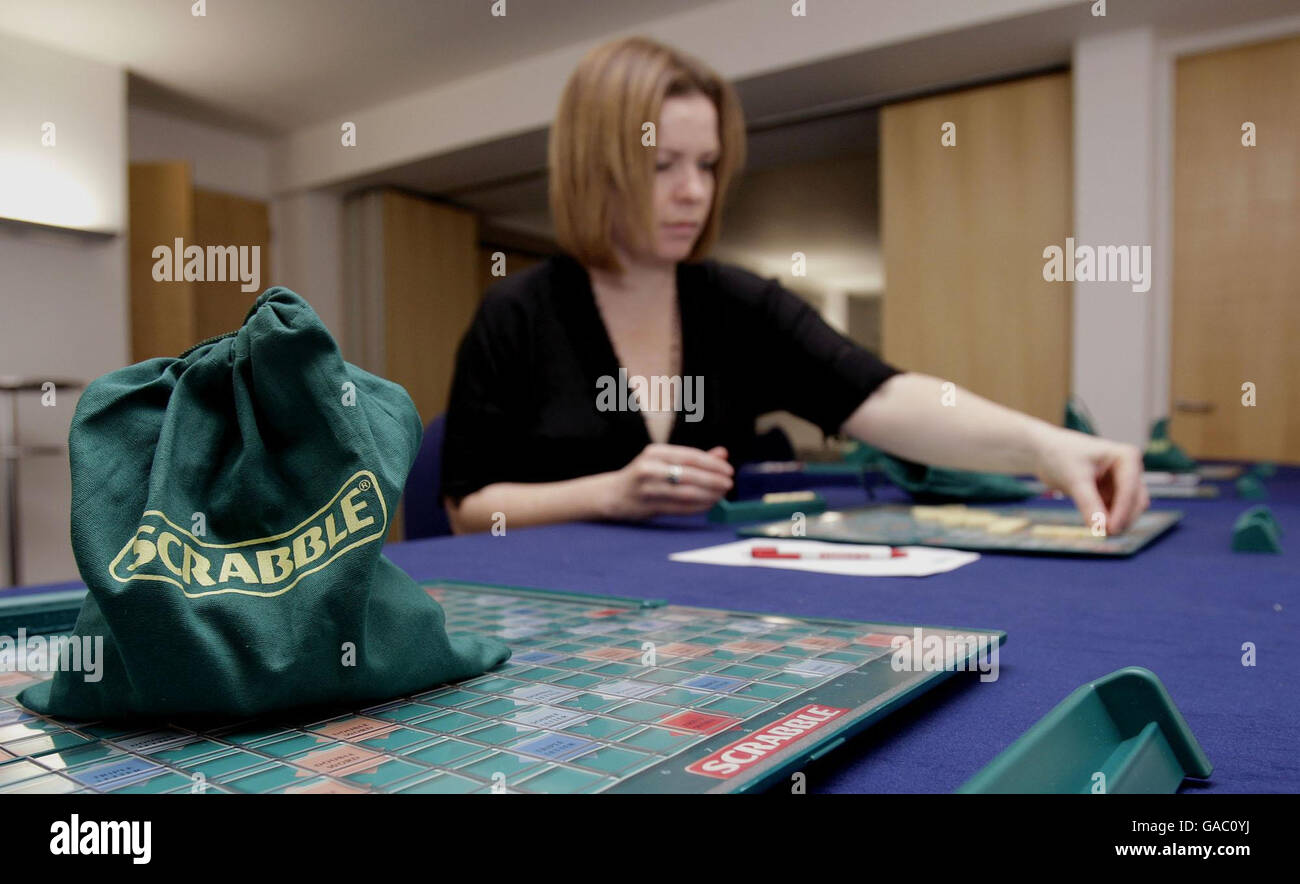 Woman plays scrabble 36th national scrabble championships in central ...