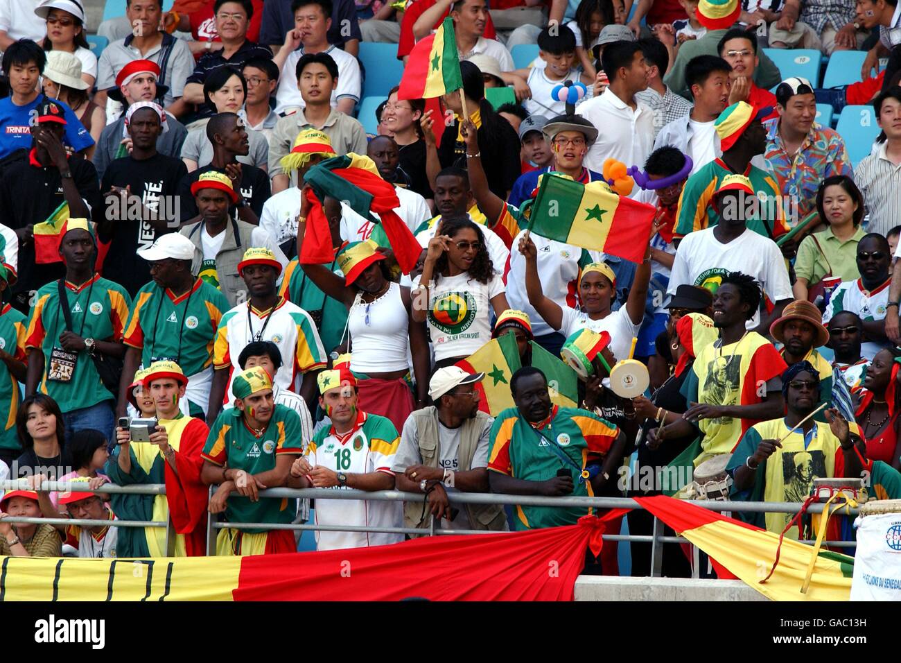 Denmark fans cheer on their team hi-res stock photography and images ...