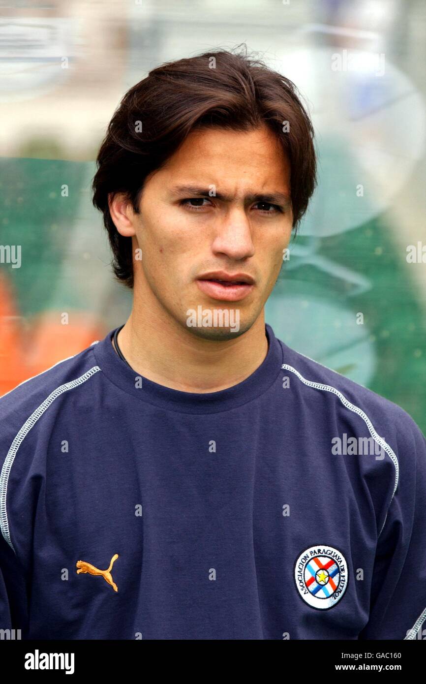 Soccer fifa world cup 2002 group paraguay south africa hi-res stock ...