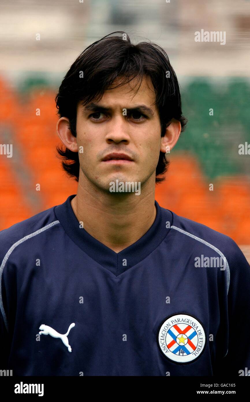 Soccer fifa world cup 2002 group paraguay south africa hi-res stock ...