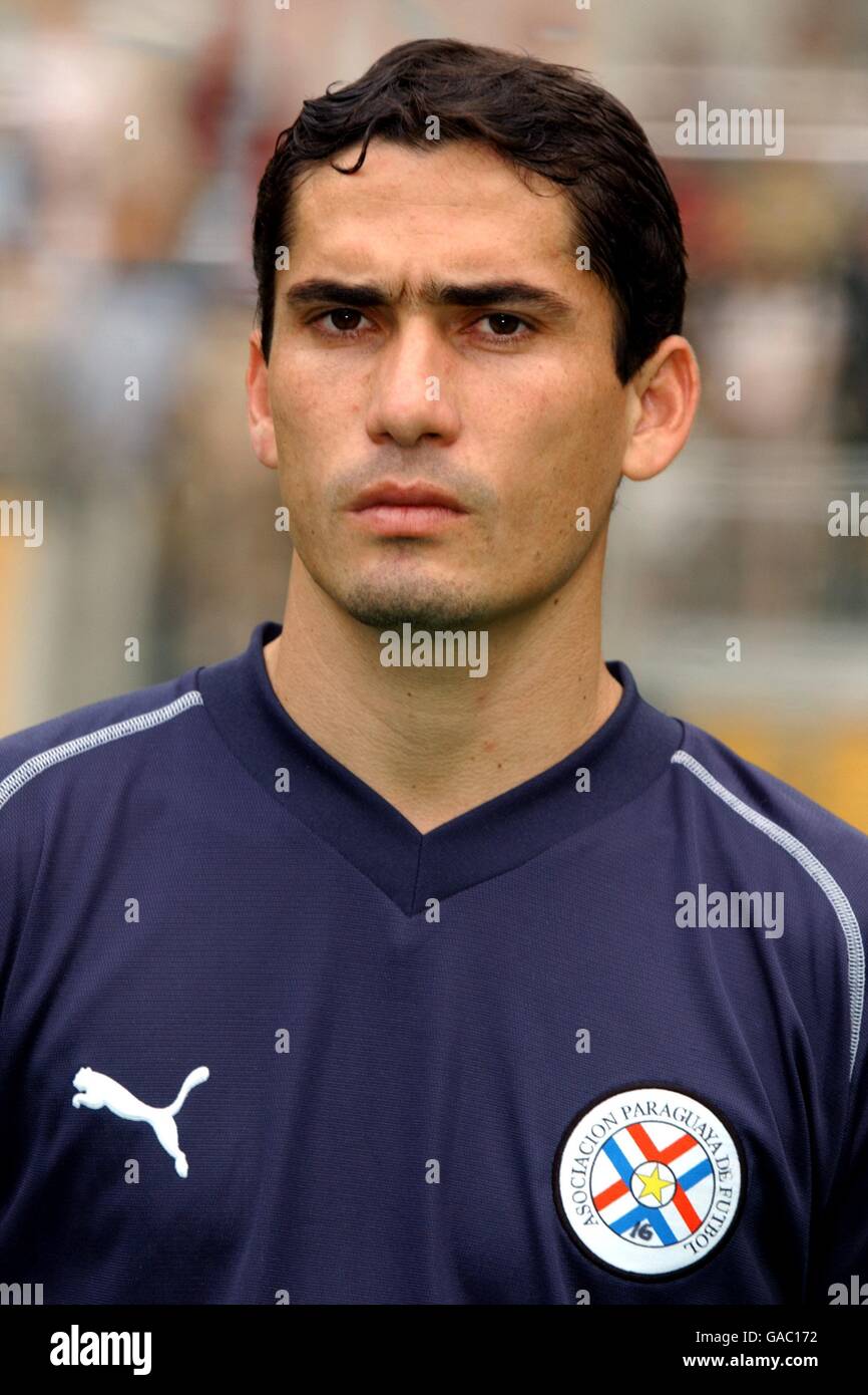 Soccer fifa world cup 2002 group paraguay south africa hi-res stock ...