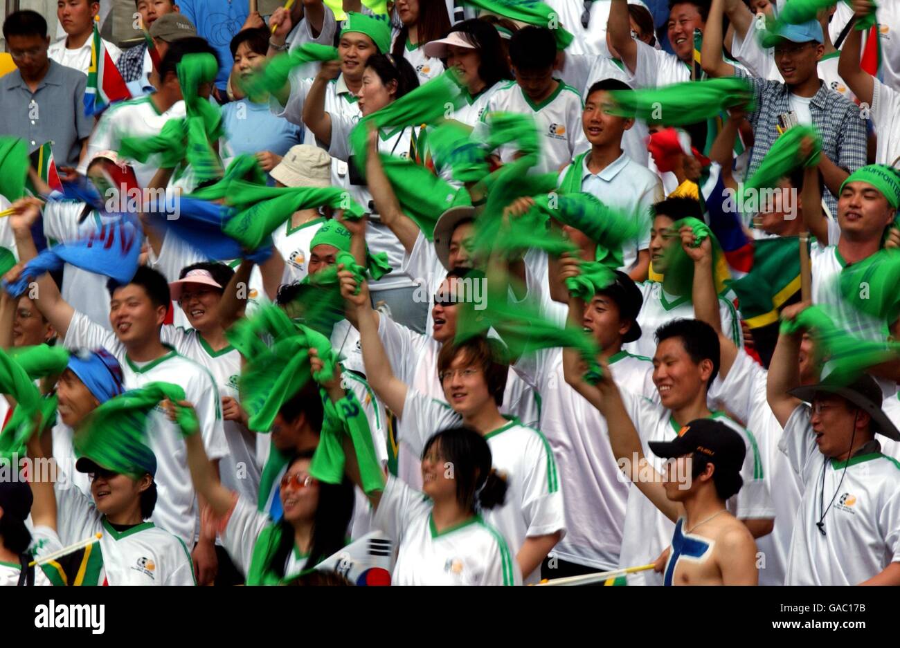 Soccer fifa world cup 2002 group paraguay south africa hi-res stock ...