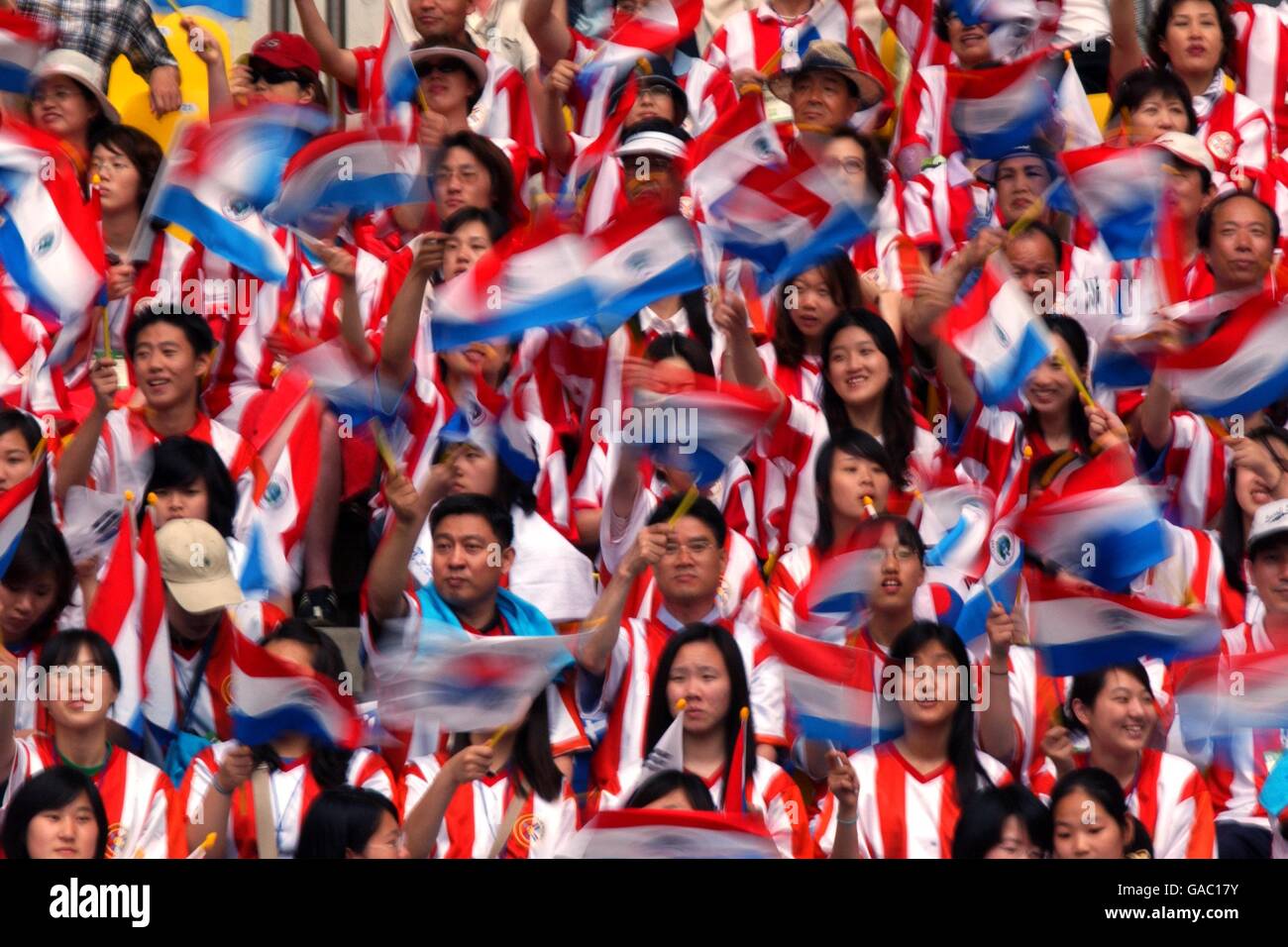 Soccer - FIFA World Cup 2002 - Group B - Paraguay v South Africa Stock ...