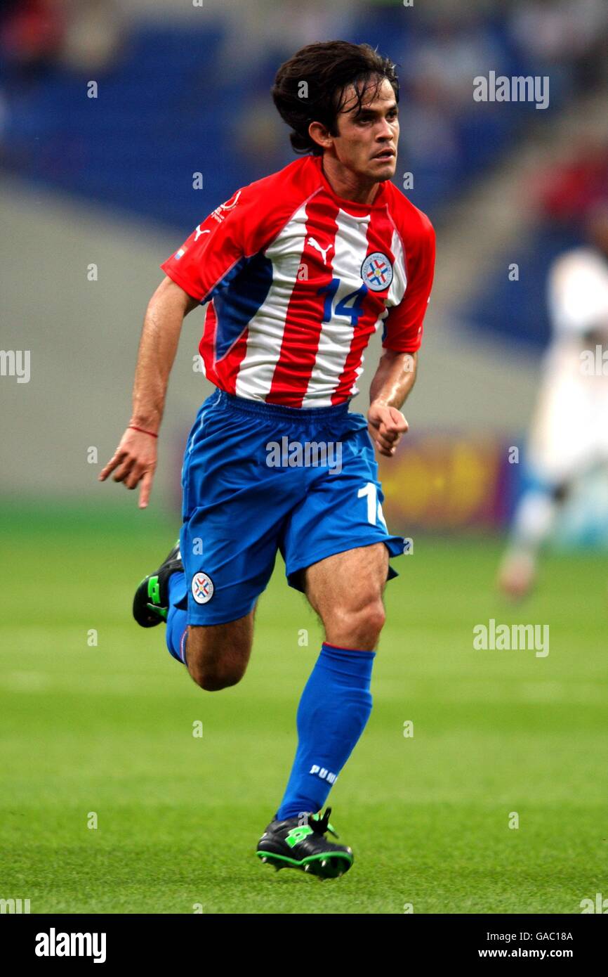 Soccer - FIFA World Cup 2002 - Group B - Paraguay v South Africa Stock ...