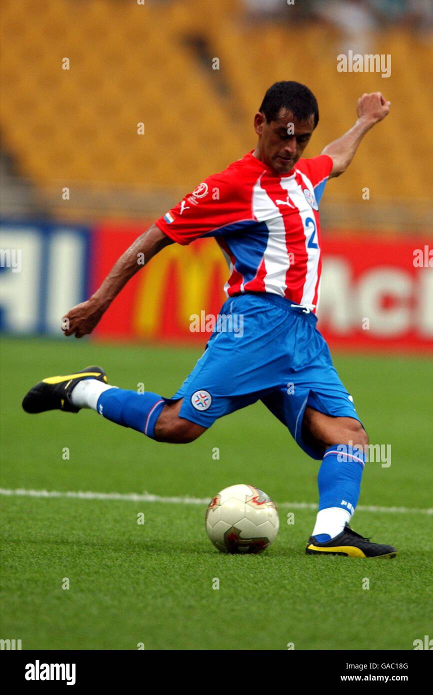 Soccer - FIFA World Cup 2002 - Group B - Paraguay v South Africa Stock ...