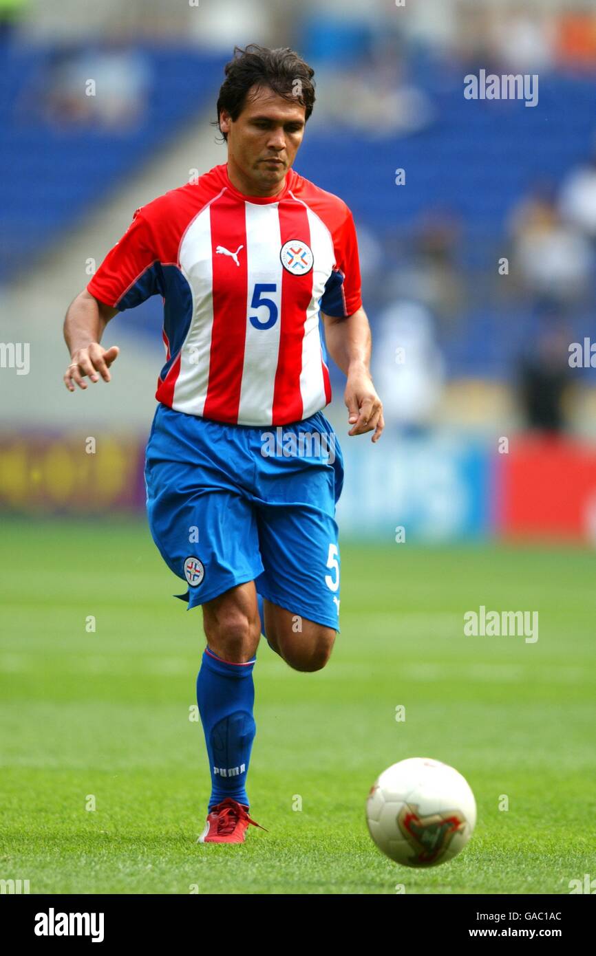 Soccer - FIFA World Cup 2002 - Group B - Paraguay v South Africa Stock ...