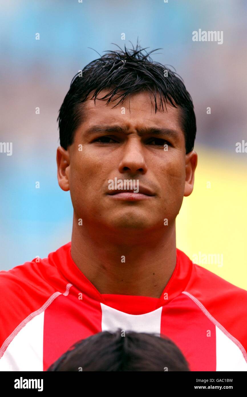 Soccer fifa world cup 2002 group paraguay south africa hi-res stock ...