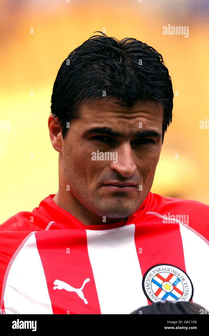 Soccer fifa world cup 2002 group paraguay south africa hi-res stock ...