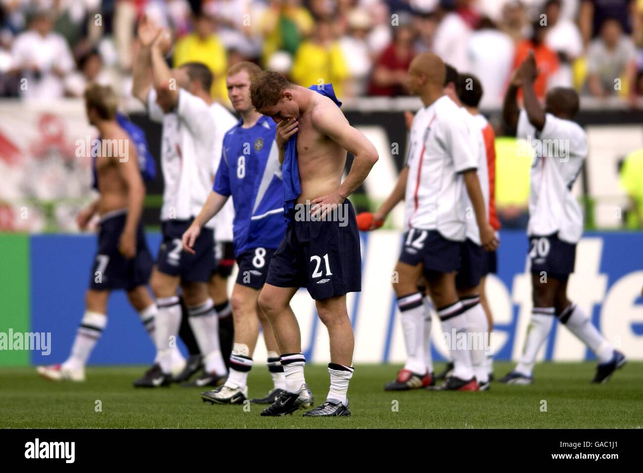 Soccer - FIFA World Cup 2002 - England v Brazil - Quarter Final Stock ...
