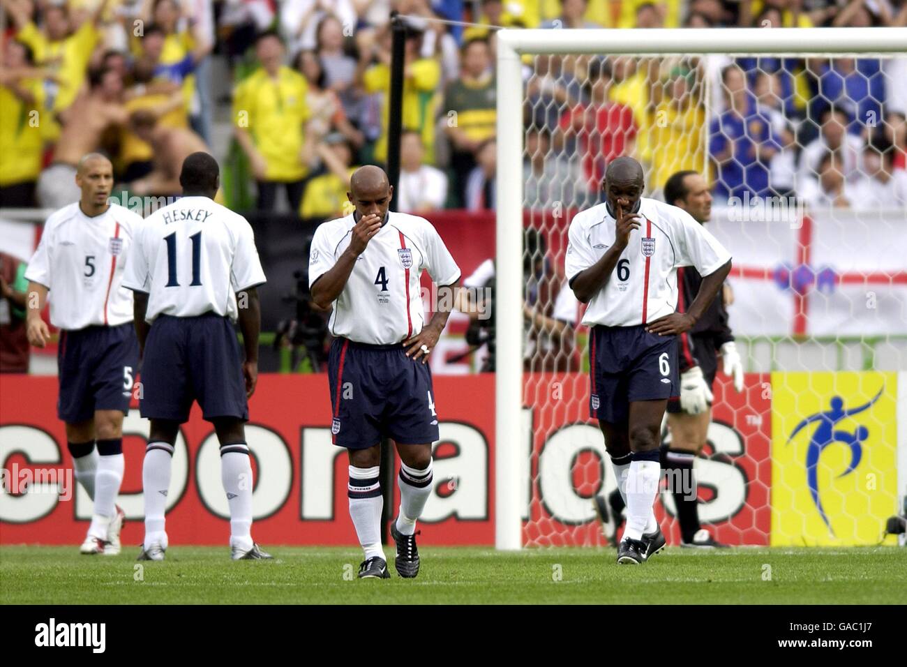 Soccer - FIFA World Cup 2002 - England v Brazil - Quarter Final Stock ...