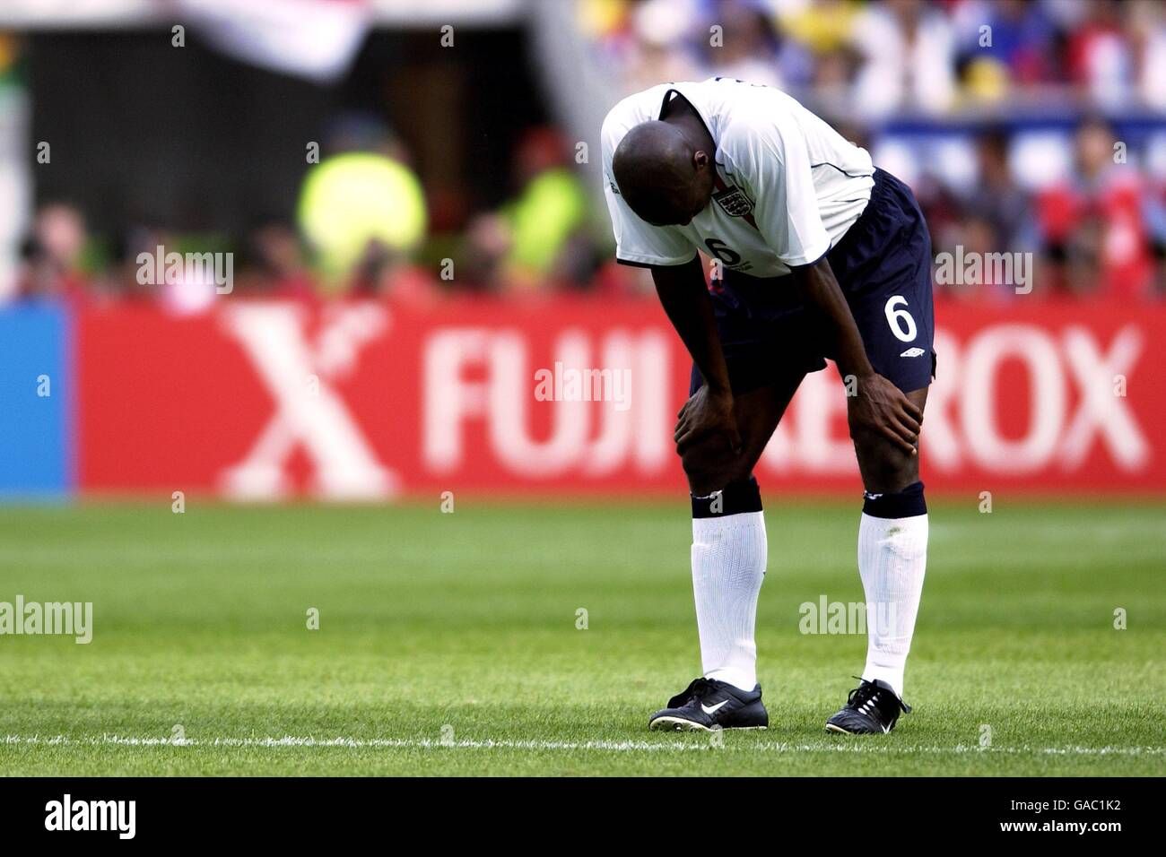 Soccer - FIFA World Cup 2002 - England v Brazil - Quarter Final Stock ...