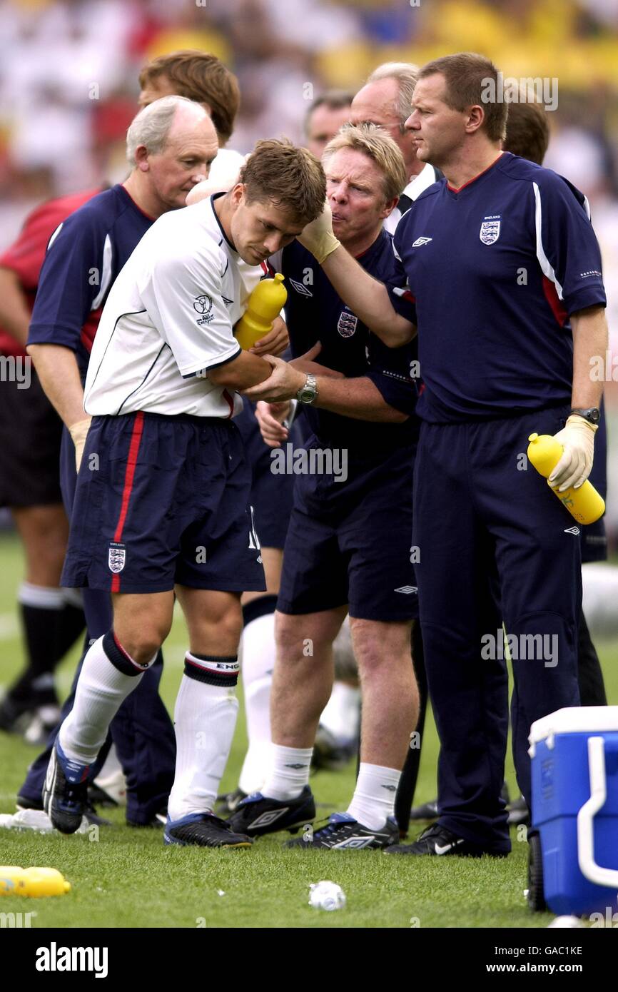 Soccer - FIFA World Cup 2002 - England v Brazil - Quarter Final Stock ...