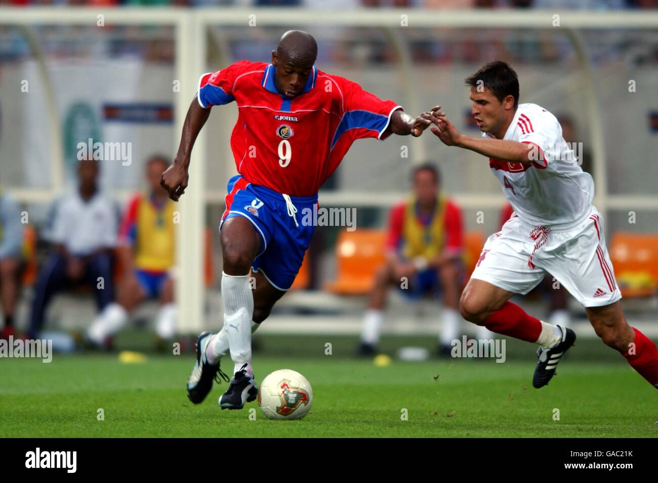 Soccer -FIFA World Cup 2002 - Group C - Costa Rica v Turkey. Costa Rica ...