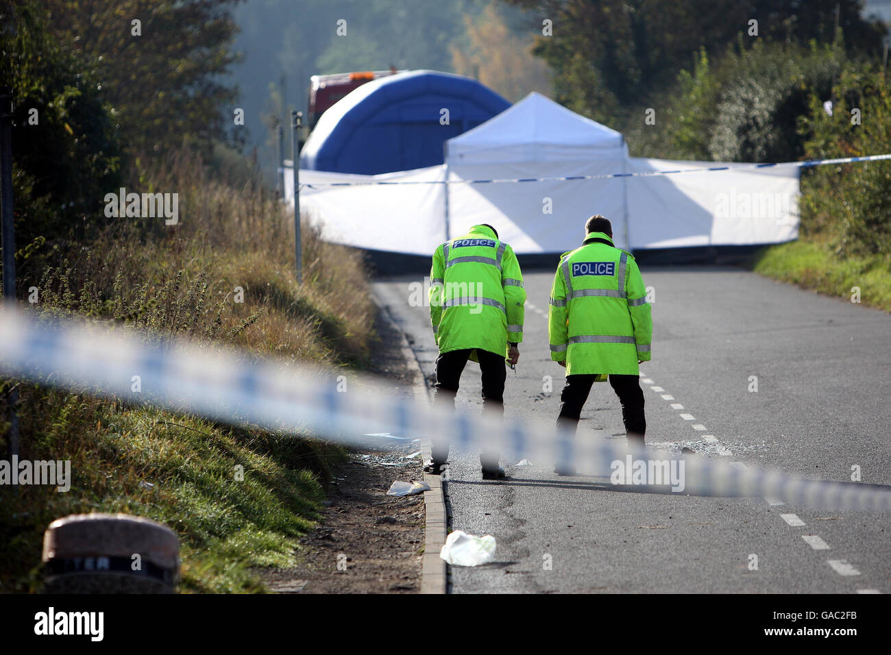 General view gv crime scene mangsb hi-res stock photography and images ...
