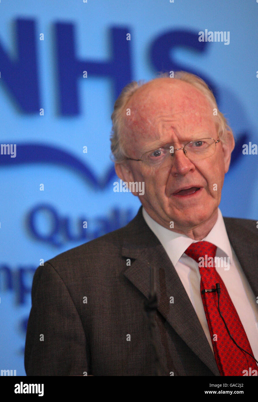 Chairman of NHS Quality Improvement Scotland, Sir Graham Teasdale at a ...