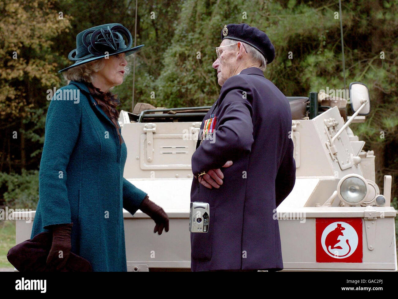The Duchess of Cornwall, patron of the 7th Armoured Division Memorial ...