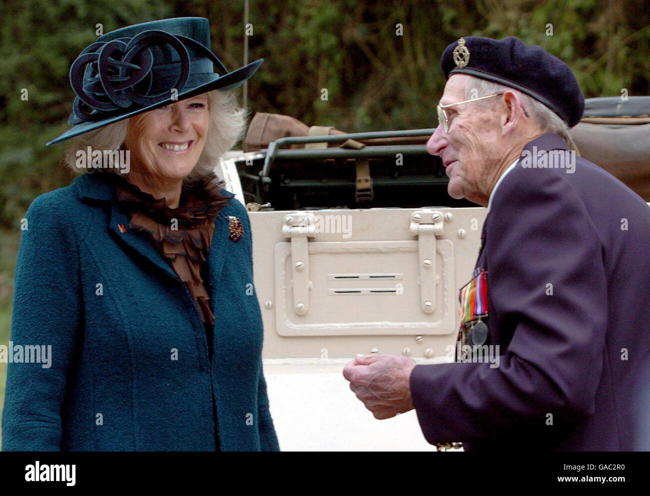 The Duchess of Cornwall, patron of the 7th Armoured Division Memorial ...