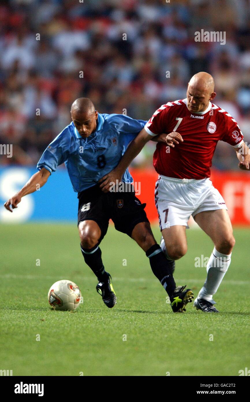 Soccer - FIFA World Cup 2002 - Group A - Uruguay v Denmark Stock Photo ...