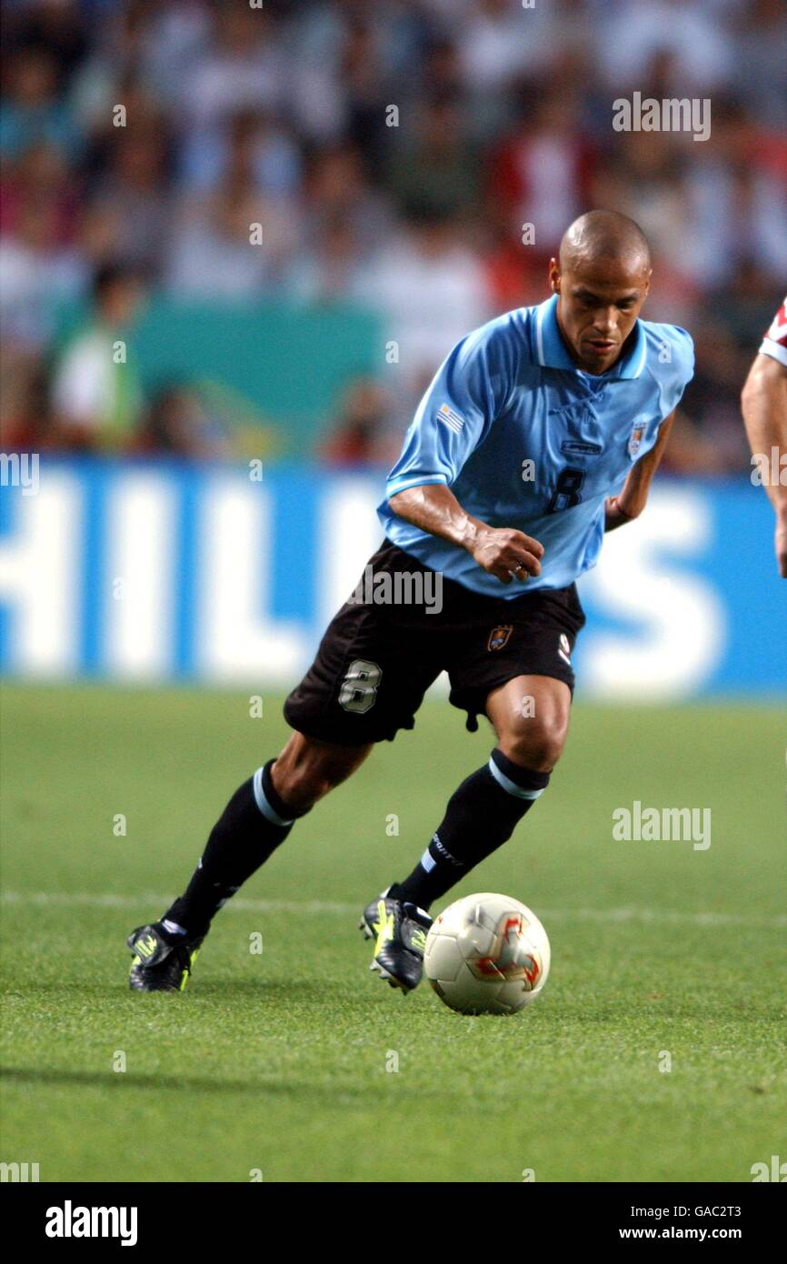 Soccer - FIFA World Cup 2002 - Group A - Uruguay v Denmark Stock Photo ...