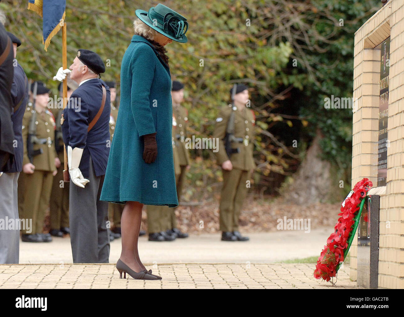 Camilla marks WW2 battle anniversary Stock Photo - Alamy