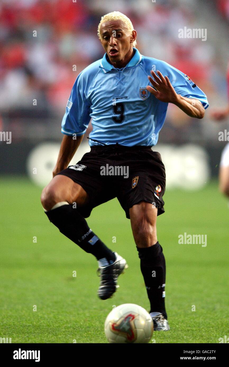 Soccer - FIFA World Cup 2002 - Group A - Uruguay v Denmark Stock Photo ...