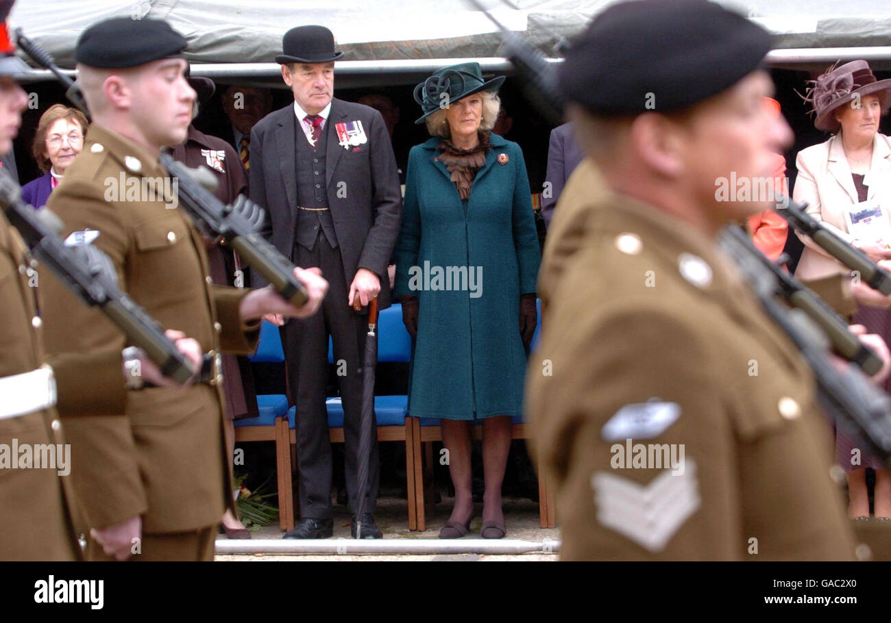 The Duchess of Cornwall, patron of the 7th Armoured Division Memorial ...