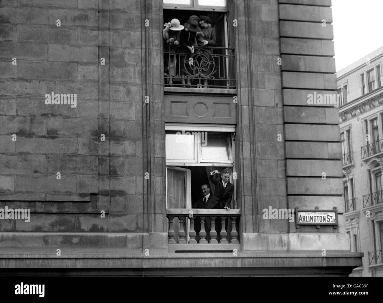 Charlie Chaplin Visit - London Stock Photo - Alamy