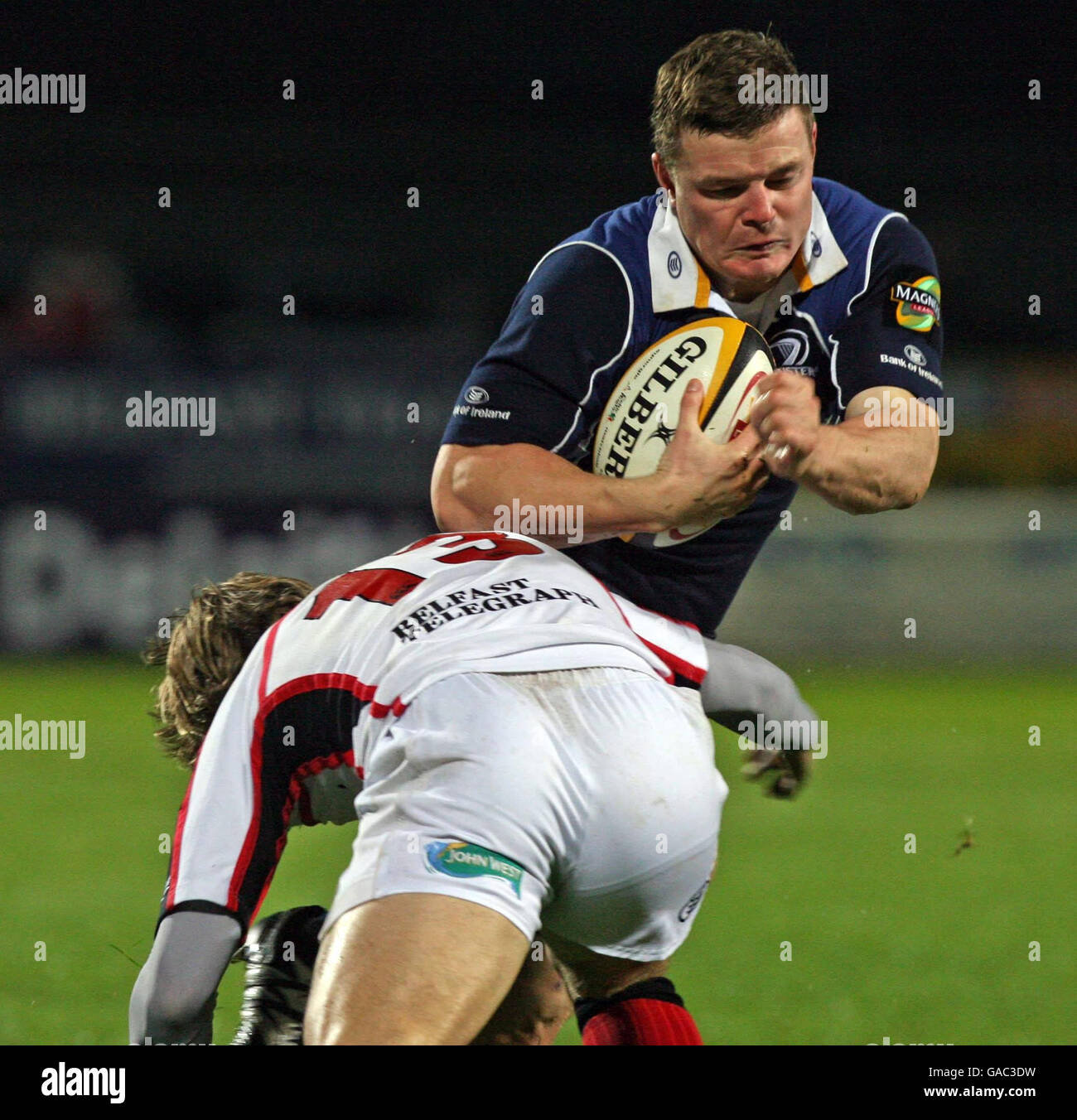 Rugby Union - Magners League - Ulster v Leinster - Ravenhill Park Stock ...