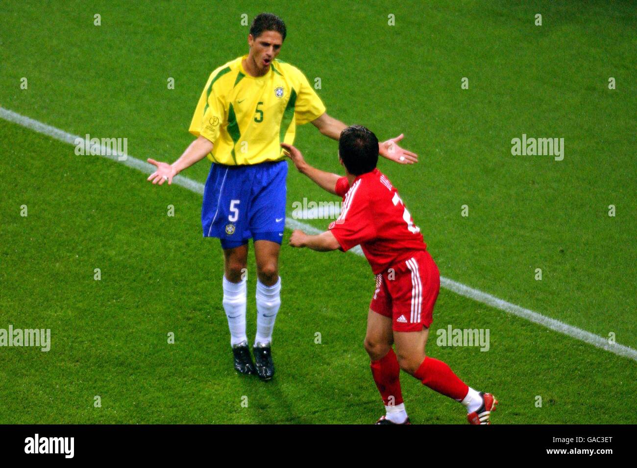 Soccer Fifa World Cup 2002 Semi Final Brazil V Turkey High Resolution ...