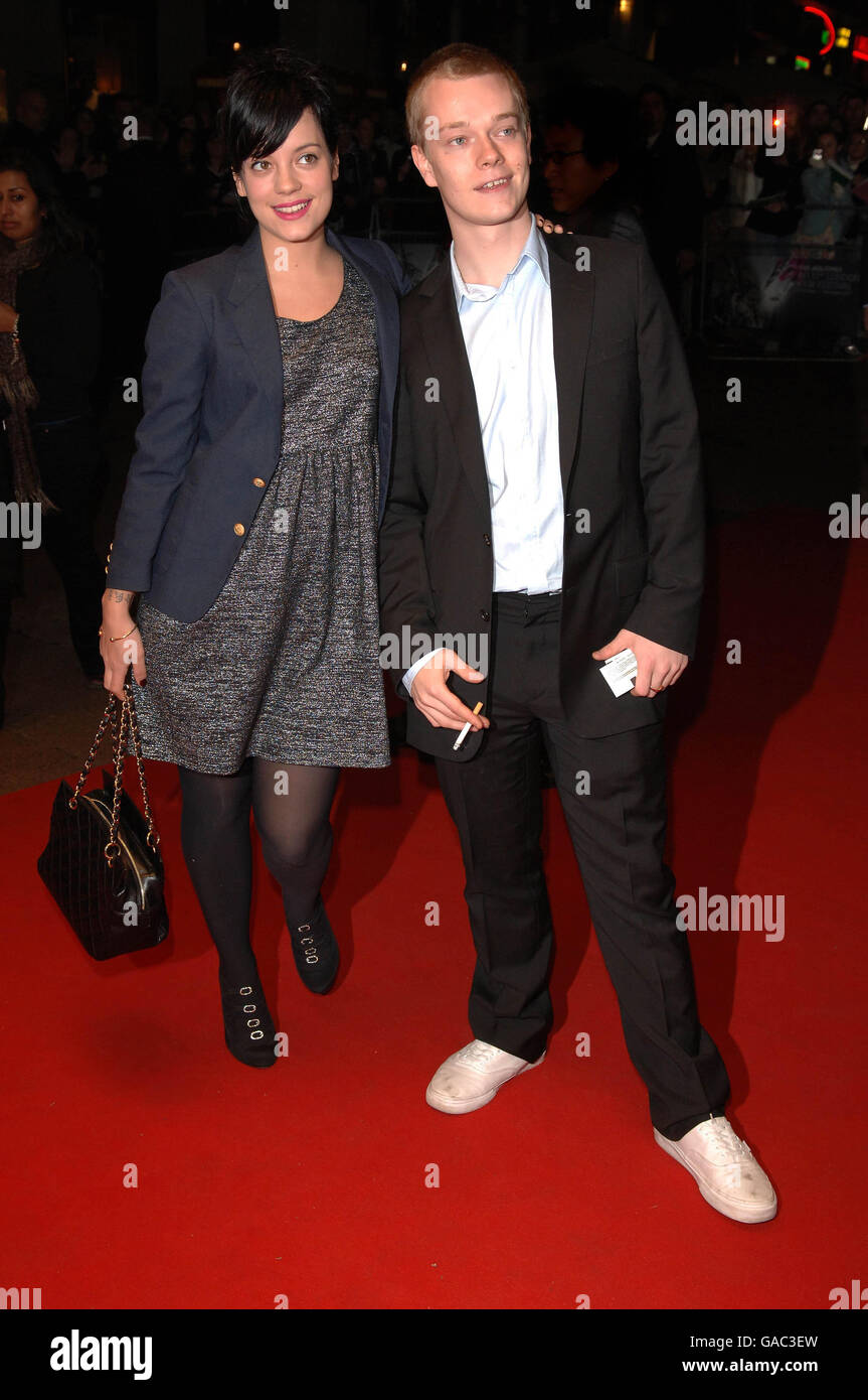 Lily Allen and brother Alfie arrive for the 51st BFI Film Festival ...