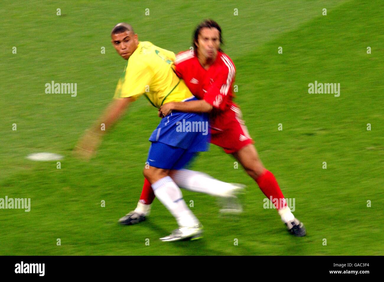 Soccer - FIFA World Cup 2002 - Semi Final - Brazil v Turkey Stock Photo ...