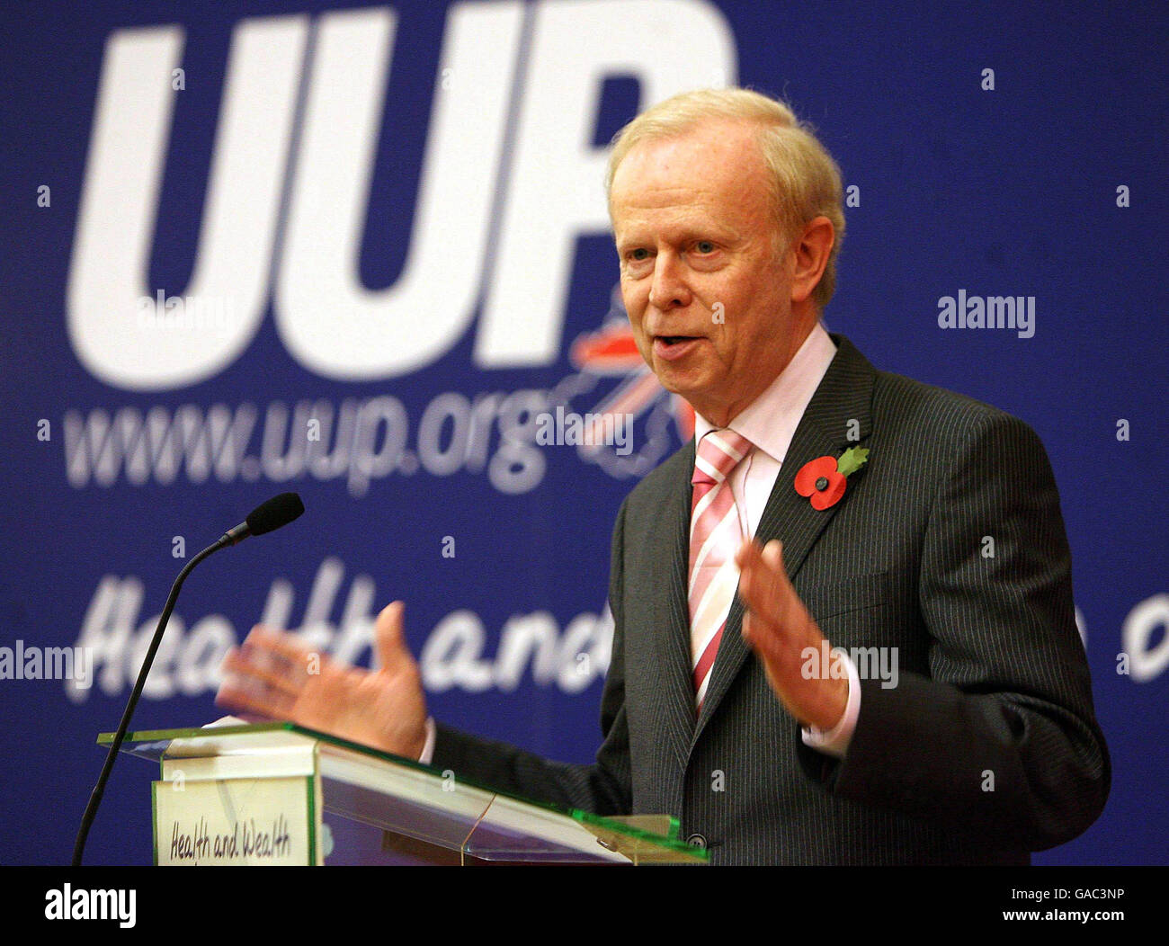 Ulster Unionist conference Stock Photo - Alamy