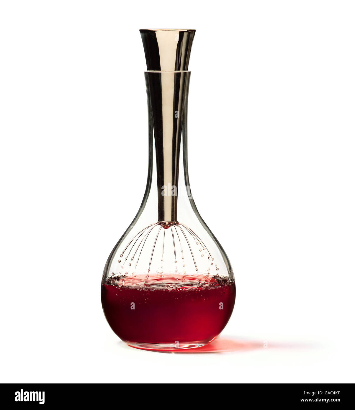 Decanting red wine in glass hi-res stock photography and images - Alamy