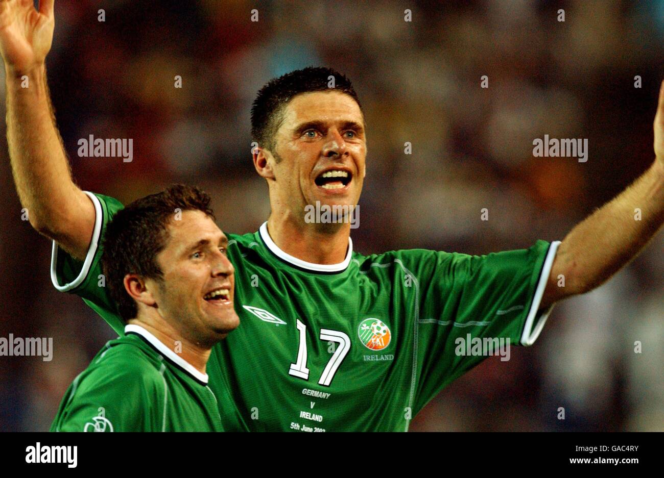 Soccer - FIFA World Cup 2002 - Group E - Germany v Ireland Stock Photo ...