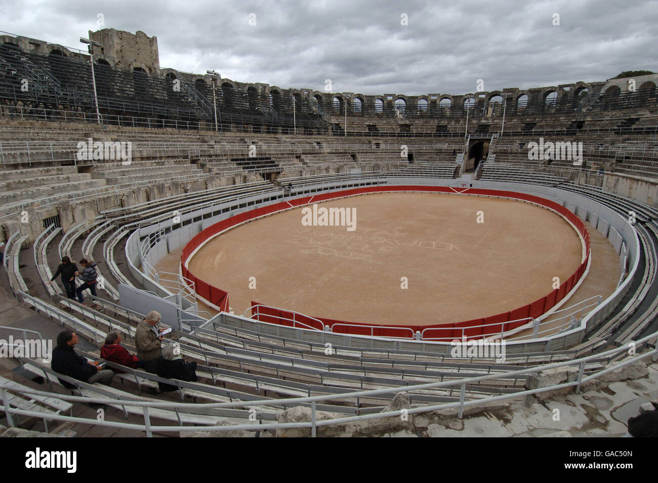 The Roman amphitheatre in Arles, France Stock Photo - Alamy