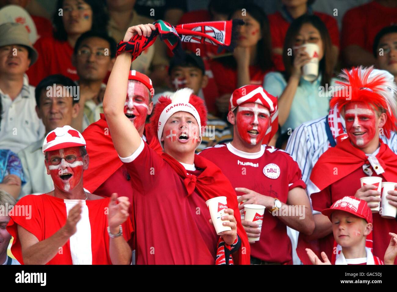 Danish soccer fans hi-res stock photography and images - Alamy