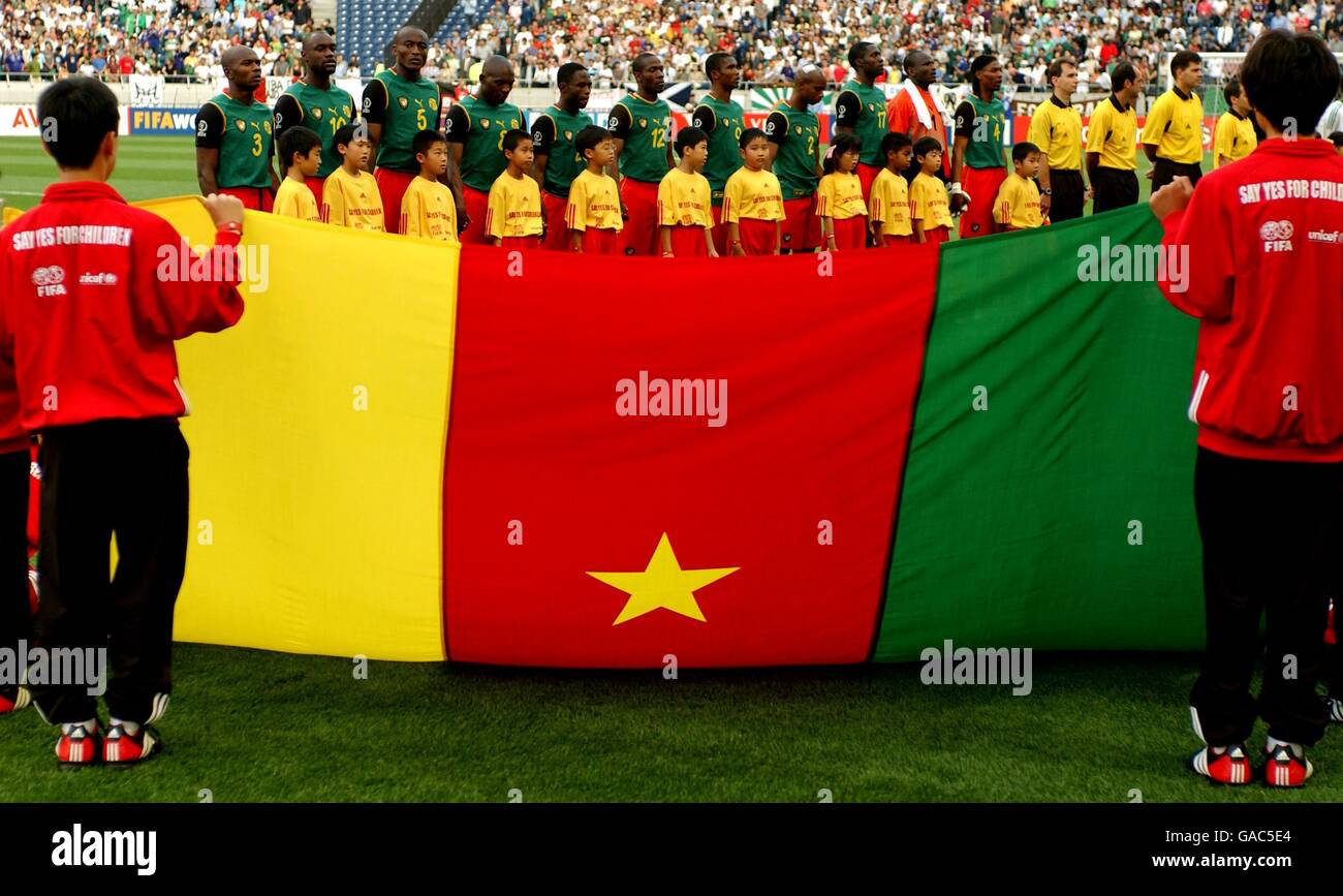 Soccer - FIFA World Cup 2002 - Group E - Cameroon v Saudi Arabia Stock ...