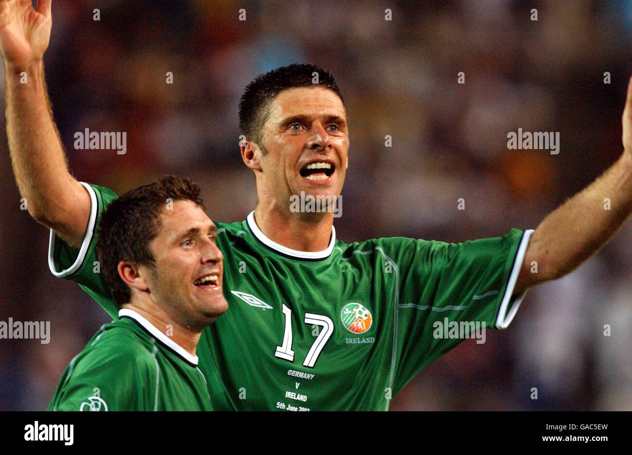 Soccer - FIFA World Cup 2002 - Group E - Germany v Ireland. Ireland's ...