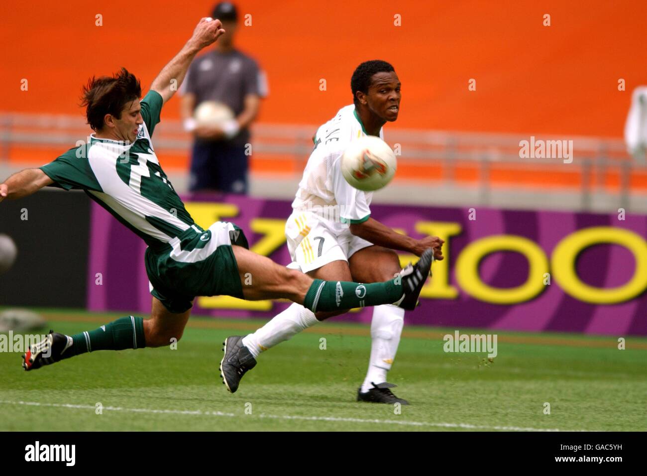 Soccer - FIFA World Cup 2002 - Group B - South Africa v Slovenia Stock ...