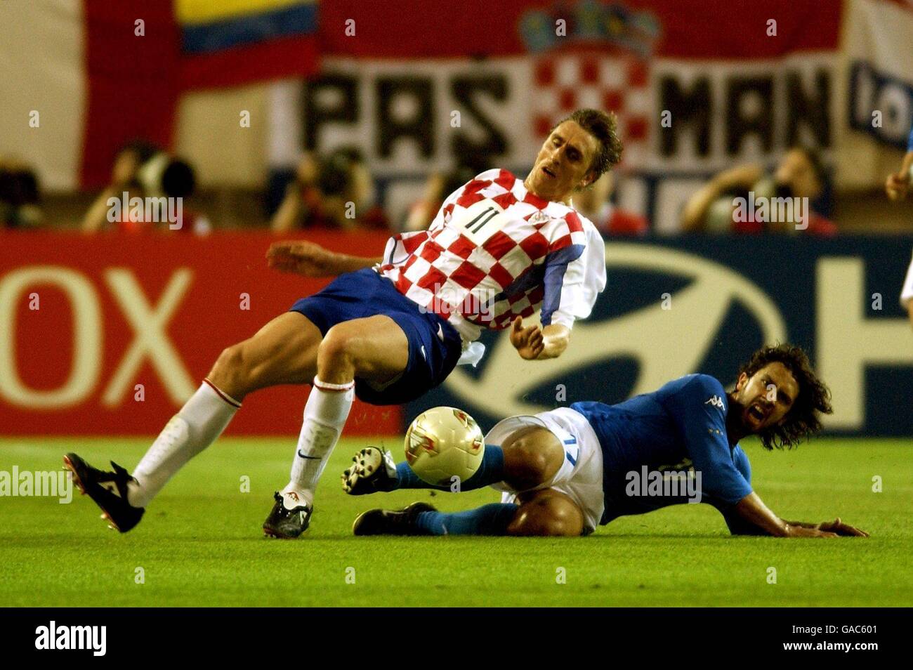 Soccer - FIFA World Cup 2002 - Group G - Italy v Croatia Stock Photo ...
