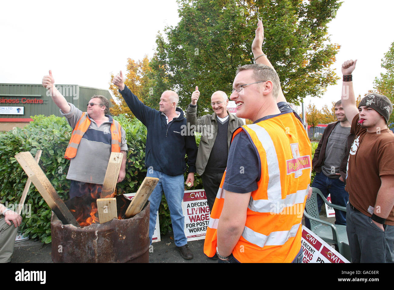 Postal strike in Gateshead Stock Photo - Alamy