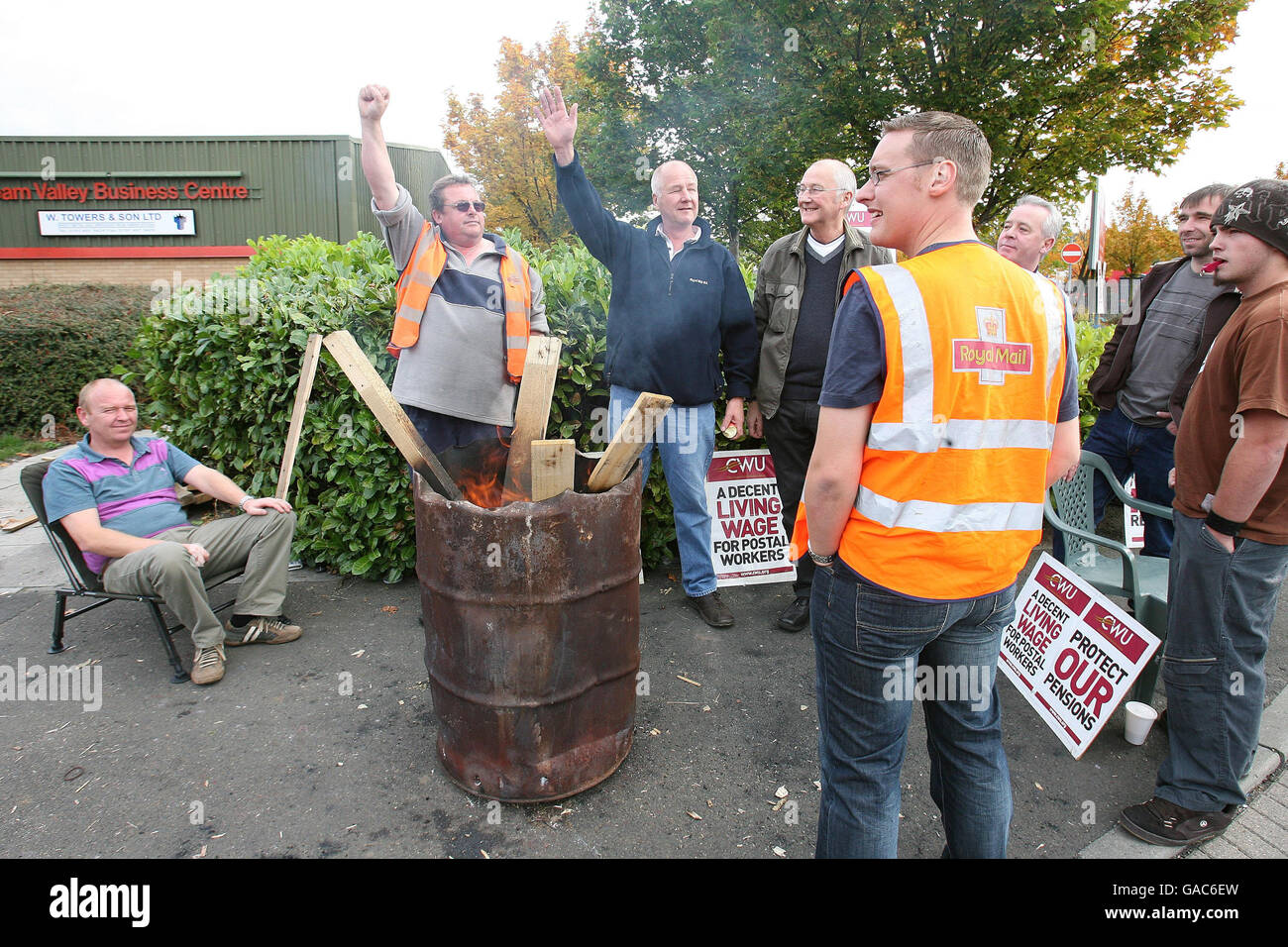 Postal strike in Gateshead Stock Photo - Alamy